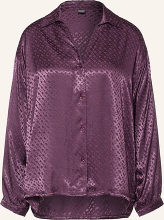 HUGO BOSS Schlafshirt Aus Jacquard lila