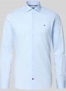 Tommy Hilfiger Tailored Slim Fit Businesshemd aus Baumwoll-Mix