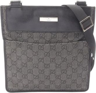 Gucci Sac bandouli&egrave;re vintage Pre-owned - Femme - Pre-owned - Noir - Taille: ONE Size