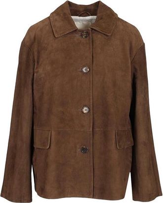 Max Mara Lederjacke - Braun