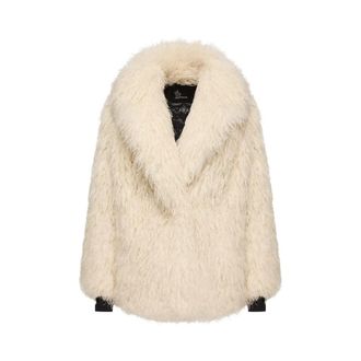 Moncler Malenco Wattierter Mantel - - Jackets - Damen - Beige - XS