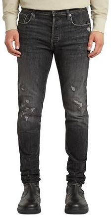 G-Star G-Star Homme Jean 3301 Slim, Bleu (worn in black metal restored 51001-D497-H101), 30W / 34L