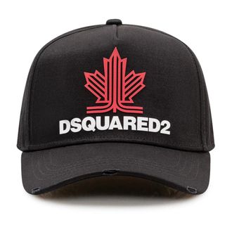 Dsquared2 unisex, Accessoires, Noir, Taille: ONE Size Casquette Gabard