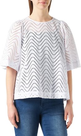 Seidensticker Damen 133071-01 Bluse, Egret, 36