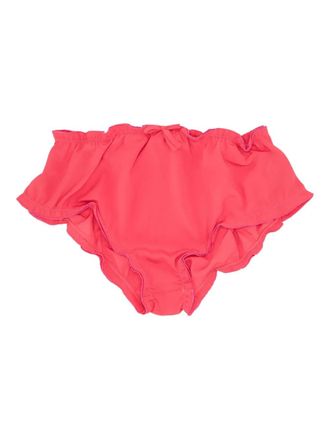 Vivetta culotte volant&eacute;e &agrave; d&eacute;tail de noeud - Rouge