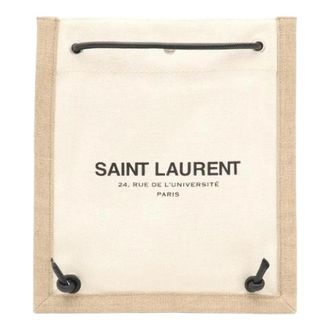 Saint Laurent Pre-owned Canvas 2way Shoulder Bag - - Pre-owned - Damen - Beige - ONE SIZE