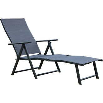 Hevea Bain de soleil pliable aluminium Tumbona Cama