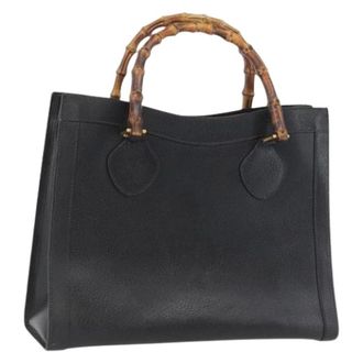 Gucci Sac fourre-tout vintage Pre-owned - Femme - Pre-owned - Noir - Taille: ONE Size