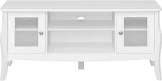 ebuy24 Ebuy24 - Baroque tv Tisch 2 Türen 1 Ablage Weiß