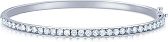Kwiat 18K white gold diamond bracelet - Silber