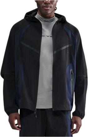 Nike Homme, Sport, Noir, Taille: L Tech Dri-FIT Woven Color-Block Windrunner Loose Jacket