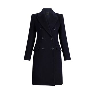 Liu Jo Wollmantel- zweireihig - - Coats - Damen - Blau - L
