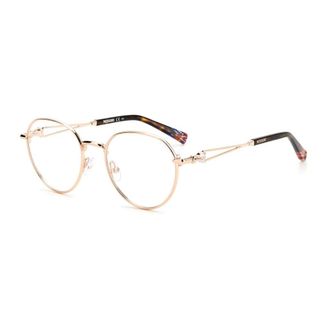 Missoni Femme, Accessoires, Jaune, Taille: ONE Size Montures M&eacute;talliques Dor&eacute;es avec Bracelet en M&eacute;tal