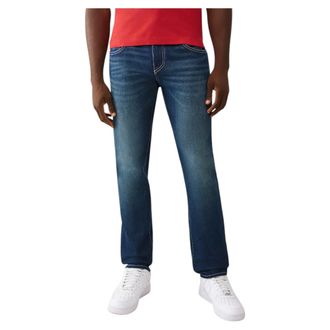 True Religion Herren Geno Single Needle Slim, Blau, 33