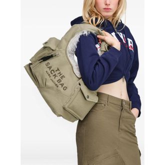 Marc Jacobs Cotton Canvas Tote Bag - Beige
