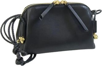 Bottega Veneta Pre-owned Pochette Sac Bandouli&egrave;re - Femme - Pre-owned - Noir - Taille: ONE Size