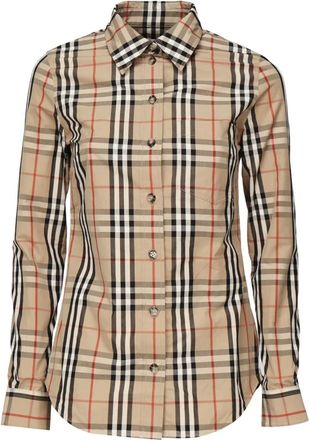 Burberry Femme, Blouses et Chemises, Beige, Taille: 36 FR Chemises