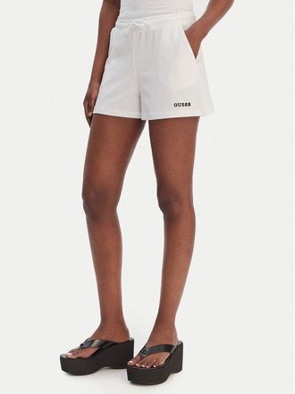 Guess Sportshorts E6GD01 KCRZ1 Wei&szlig; Relaxed Fit