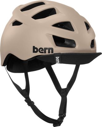 Bern Allston Matter Fahrradhelm f&uuml;r Erwachsene, Herren, Sand matt, Beige, Gr&ouml;&szlig;e S, 52 - 55,5 cm