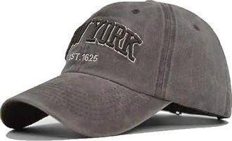 Generico Chapeau Homme New York Vintage Casquette Broderie Casquette de Baseball, marron, Taille Unique
