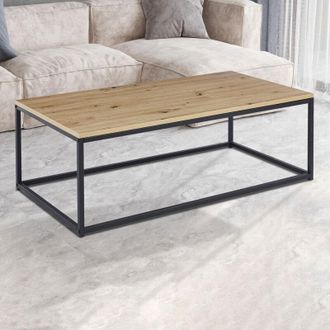 M&S Collection M&s - Table basse 120x60x40 cm d&eacute;cor ch&ecirc;ne - dalliz