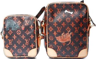 Louis Vuitton sac &agrave; bandouli&egrave;re Paname Catogram x Grace Coddington monogramm&eacute; (2018) - Marron