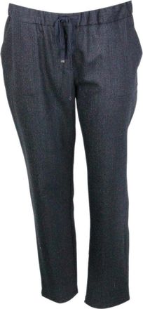 Lorena Antoniazzi Pantalons D&eacute;contract&eacute;s - Bleu