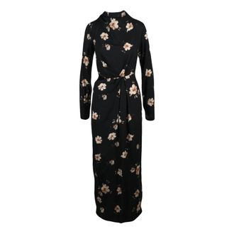 Mar De Margaritas Langes Kleid - - Dresses - Damen - Schwarzk - S