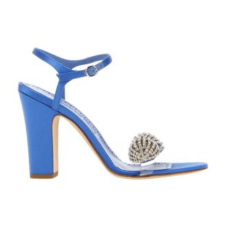Manolo Blahnik Elhob Sandalen - - Shoes - Damen - Blau - 38 EU