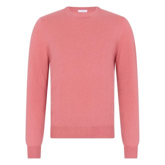 Malo Rundhalspullover - - Knitwear - Herren - Rosa - 2XL
