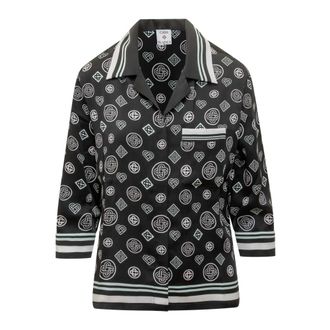 Casablanca Damen, Blusen & Hemden, Schwarzk, SGr&ouml;&szlig;e