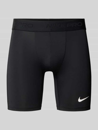 Nike Eng anliegende Sportshorts mit Logo-Print