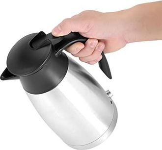 CHICIRIS Bouilloire &eacute;lectrique Portative de Chauffage de Voiture Dacier Inoxydable Tasse Deau Bouillante Durable pour des Activit&eacute;s de Plein Air de Voyage