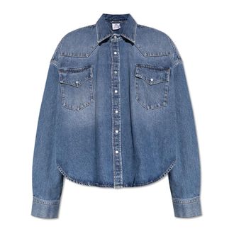 VETEMENTS Denimhemd - - Blouses & Shirts - Damen - Blau - XS