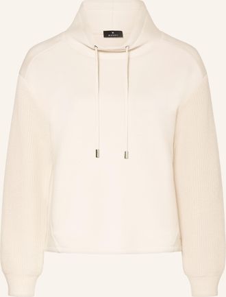 Monari Monari Sweatshirt Im Materialmix beige