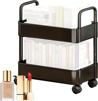 Generic Rollwagen - mobiler Organizer mit mehreren Ebenen, platzsparender Trolley | Schwerer Gebrauch mit R&auml;dern f&uuml;r Badezimmer, Waschk&uuml;che, Essen, lose Regal