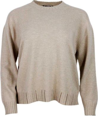 Fabiana Filippi Pull Col Rond - Beige