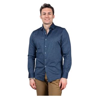 Gran Sasso Homme, Chemises, Bleu, Taille: M Chemise Jersey Piqu&eacute;