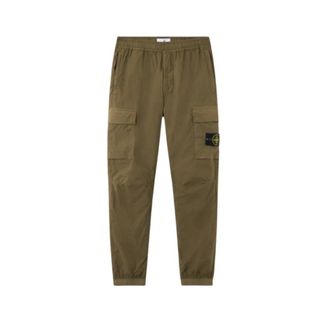Stone Island Cargo Jogger Pants - - Trousers - Herren - Gr&uuml;n - W33