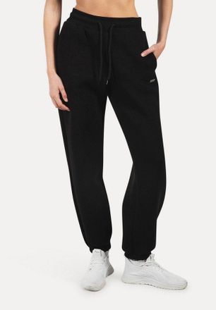 Smilodox Jogginghose Lyanna, Regular Fit Sweathose mit Kordelzug am Bund, Metallabel angenehmes Material B&uuml;ndchen an Beinabschl&uuml;ssen Sport Alltag Fitness