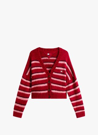 Tommy Hilfiger Cardigan ray&eacute; en maille