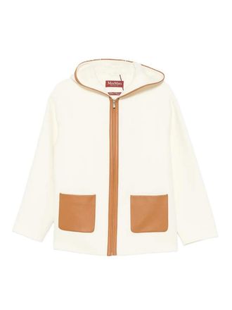 Max Mara Casualjacke - Wei&szlig;