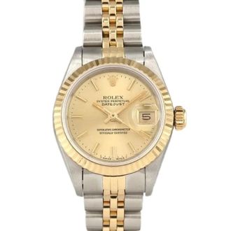 Rolex Pre-owned Datejust Acier Inoxydable Or Jaune - Femme - Pre-owned - Jaune - Taille: ONE Size