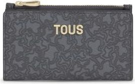 Tous Tous Billetera S. KAOS Mini Lines Oscuro, Accessoire de Voyage-Portefeuille Femme, Gris foncé, pequeña