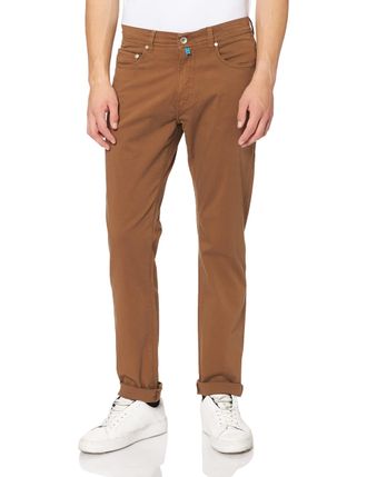 Pierre Cardin Herren Hose Lyon Tapered Futureflex Strech 5 Pocket, Braun (Braun 70), W34/L32