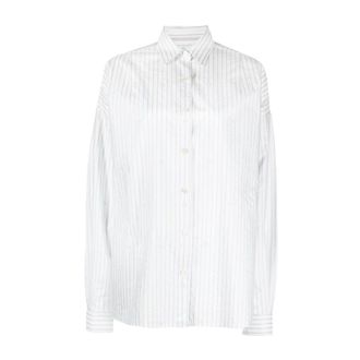 Stella McCartney L&auml;ssiges Baumwollhemd - - Blouses & Shirts - Damen - Wei&szlig; - L