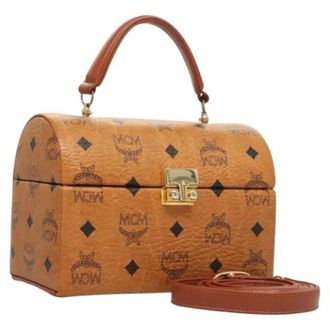 MCM Pre-owned Cuir sacs-main - Femme - Pre-owned - Brun - Taille: ONE Size