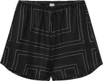Toteme Femme, Shorts, Noir, Taille: 36 FR Short Shorts