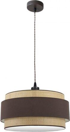Fabrilamp Fabrilamp - Lampe suspendue marron/naturel mod&egrave;le Kandy 2xE27 dimmable