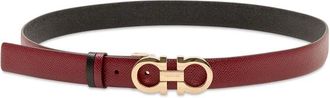 Ferragamo Femme, Accessoires, Rouge, Taille: 80 CM Ceinture Gancini r&eacute;glable et r&eacute;versible